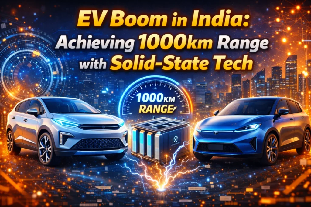 EV Boom in India : Achieving 1000km Range with Solid-State Tech ...